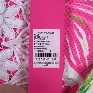 Lilly Pulitzer | Dresses | Lilly Pulitzer Maisie Stretch Shift Dress ...
